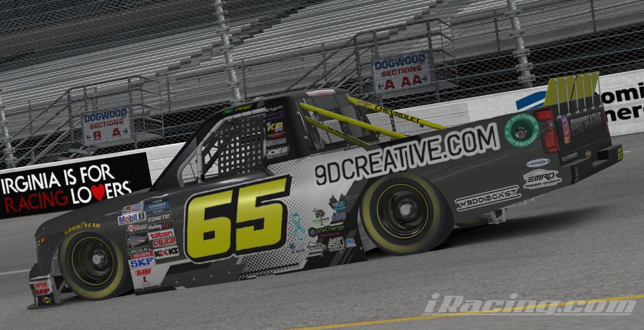 Rob Evans #65 9D Creative Silverado W/ Spec Map by Rob Evans - Trading ...