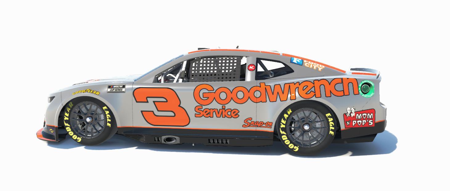 Dale Earnhardt Replica GM Goodwrench Silver/Orange Scheme w/Spec by ...