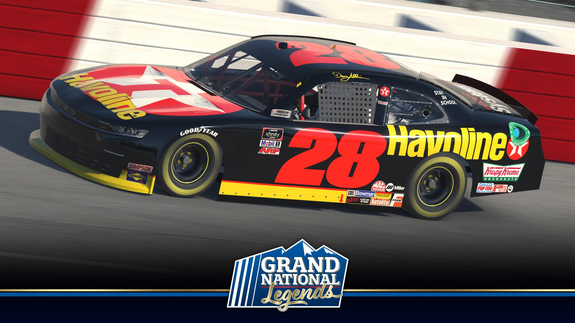 Davey Allison - 1991 - Texaco Havoline - Grand National Legends by Paul ...