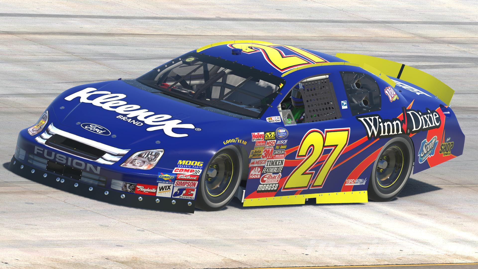 2007 Ward Burton #27 Kleenex Ford Fusion [AI] by Bryson Hixenbaugh ...