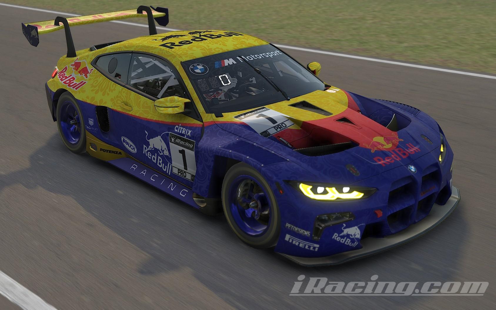 BMW M4 GT3 red bull edition by Pedro Hernández R. - Trading Paints