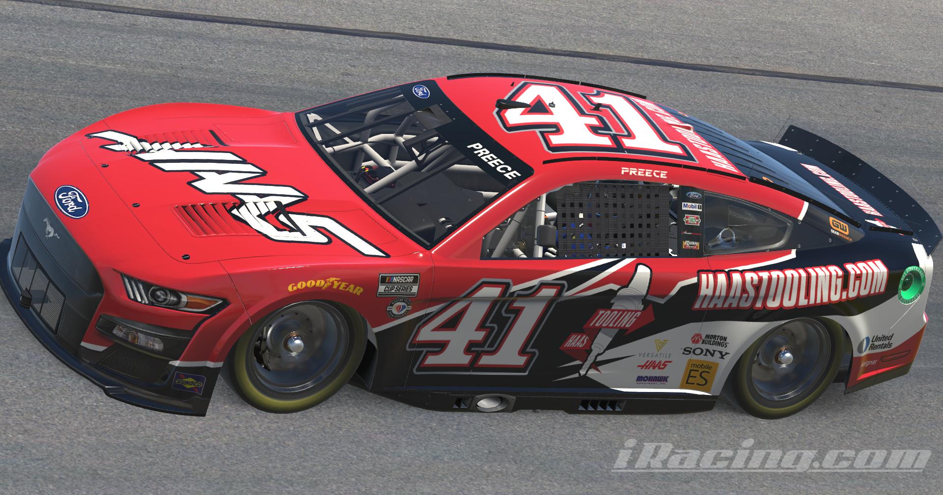 #41 Ryan Preece 2023 Haas Tooling by Martin Roberg - Trading Paints