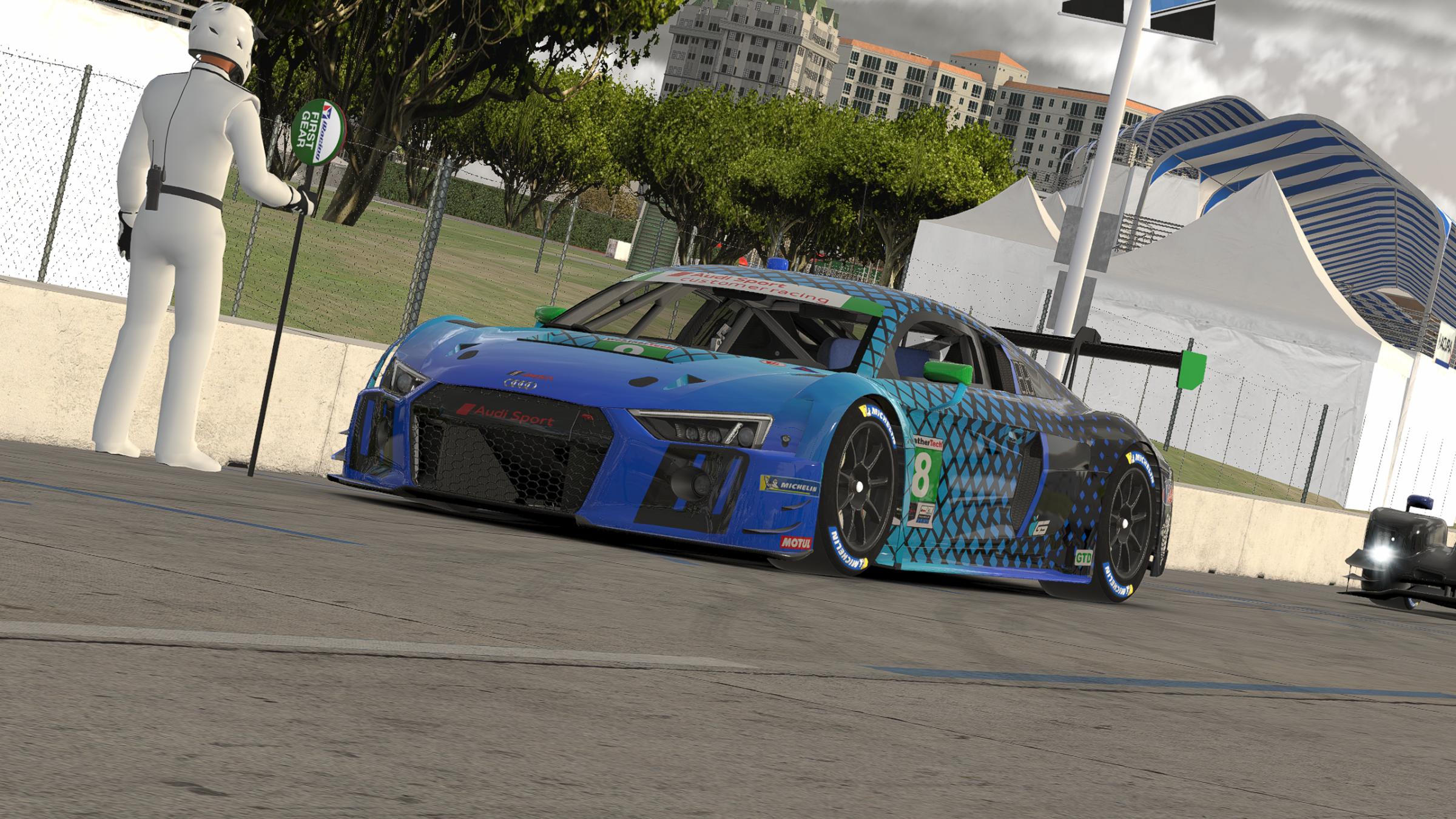 Gapplesauce Audi R8 GT3 | IMSA by Nicholas Tong2 - Trading Paints