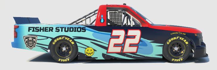 Kaleb Hess #22 Fisher Studios LPM Silverado by Logan Lacks - Trading Paints