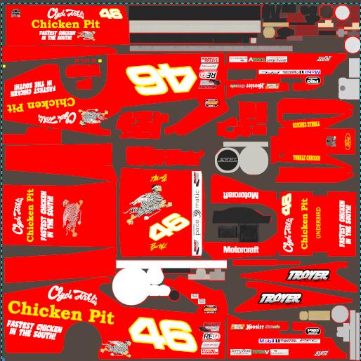 Clyde Torkle Chicken Pit Modified by Brant Mickel - Trading Paints