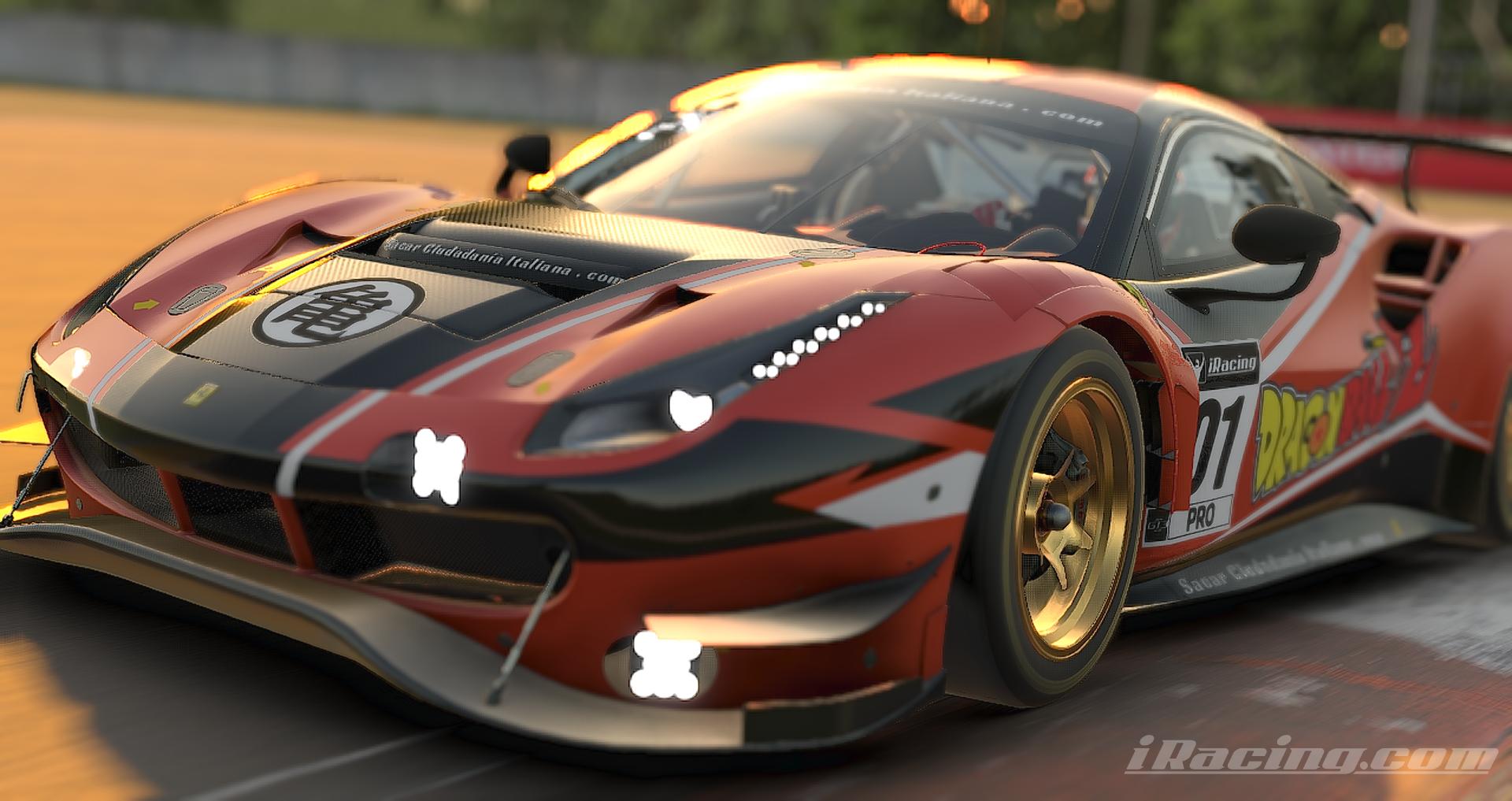 Ferrari 488 GT3 Evo - Dragon Ball Z by Nahuel Torres7 - Trading Paints