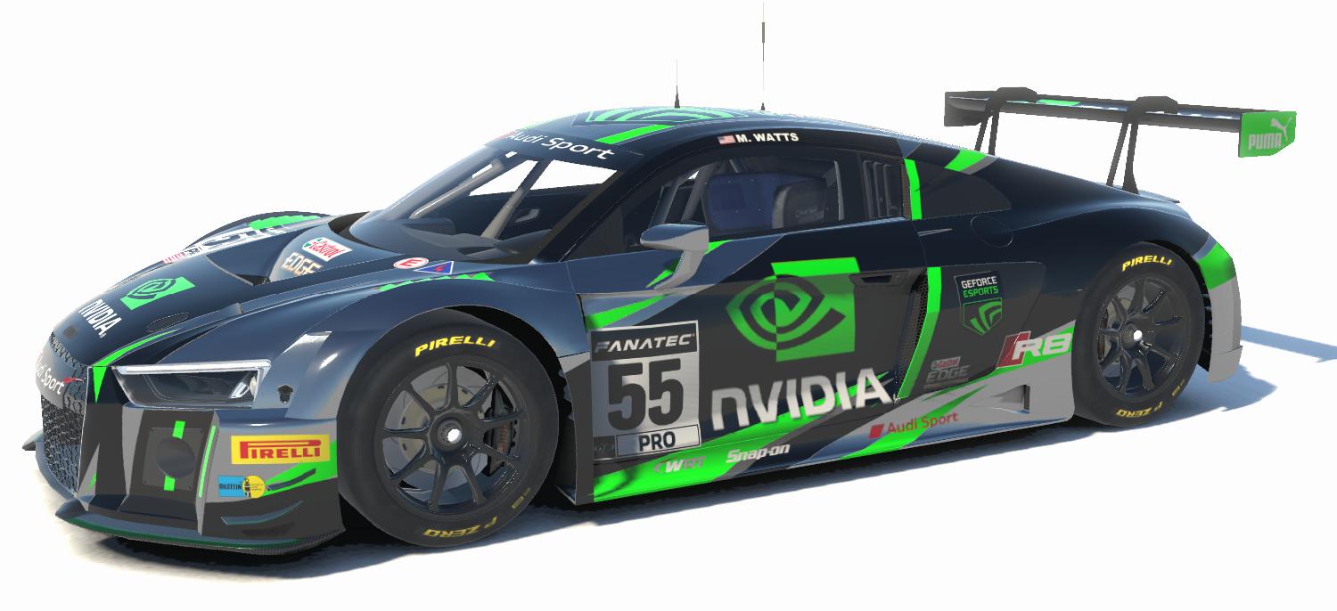 Audi GT3 w/ iRacing Number Plates by Mike W. - Trading Paints