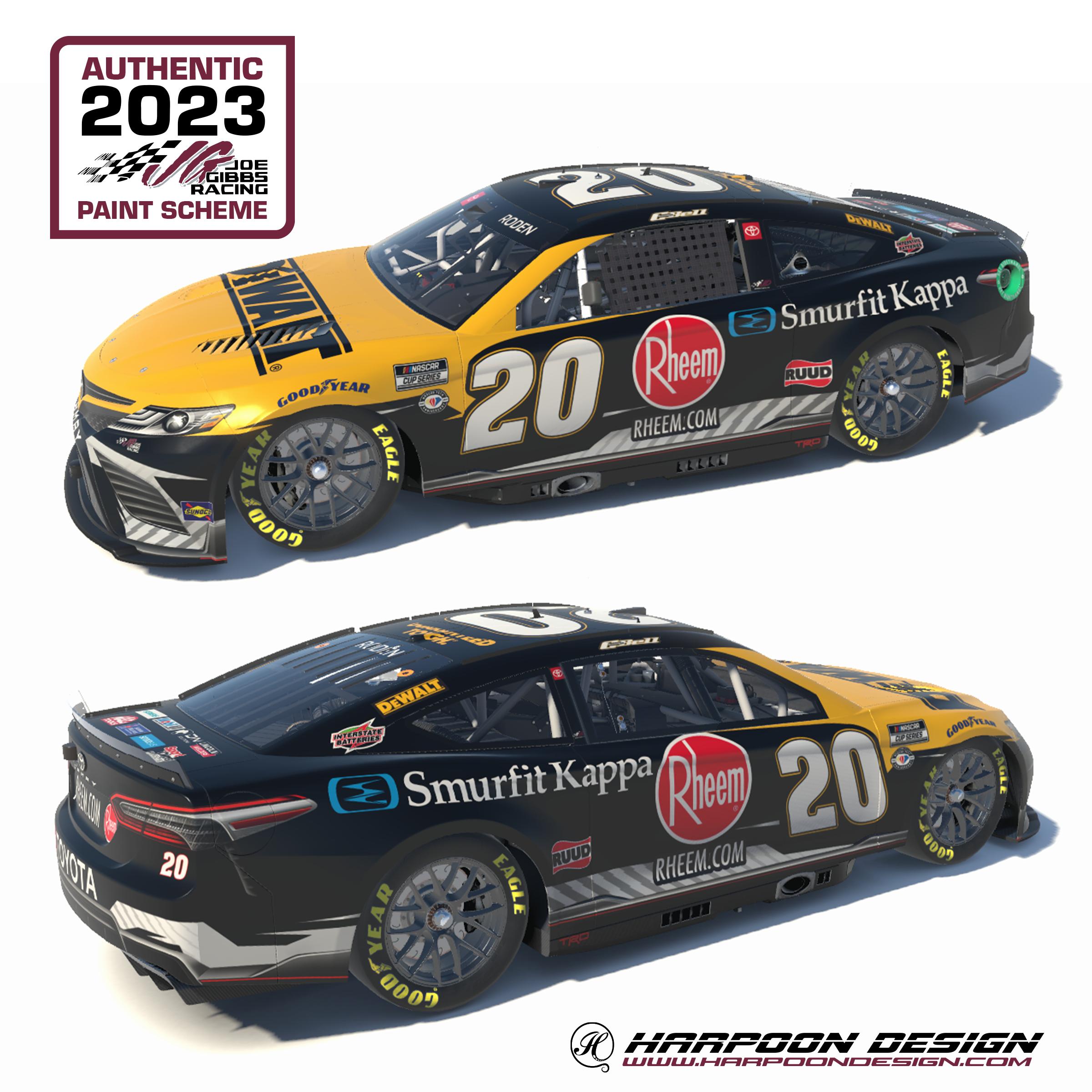 2023 Christopher Bell Dewalt Camry Daytona by Brantley Roden - Trading ...