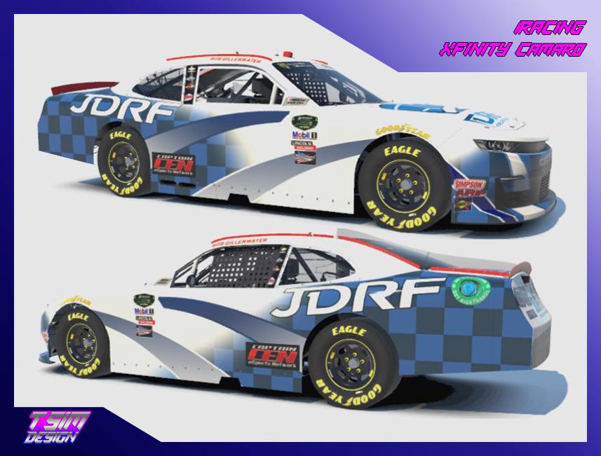 JDRF Bob Gillenwater NASCAR XFINITY Camaro by Zachary S. - Trading Paints