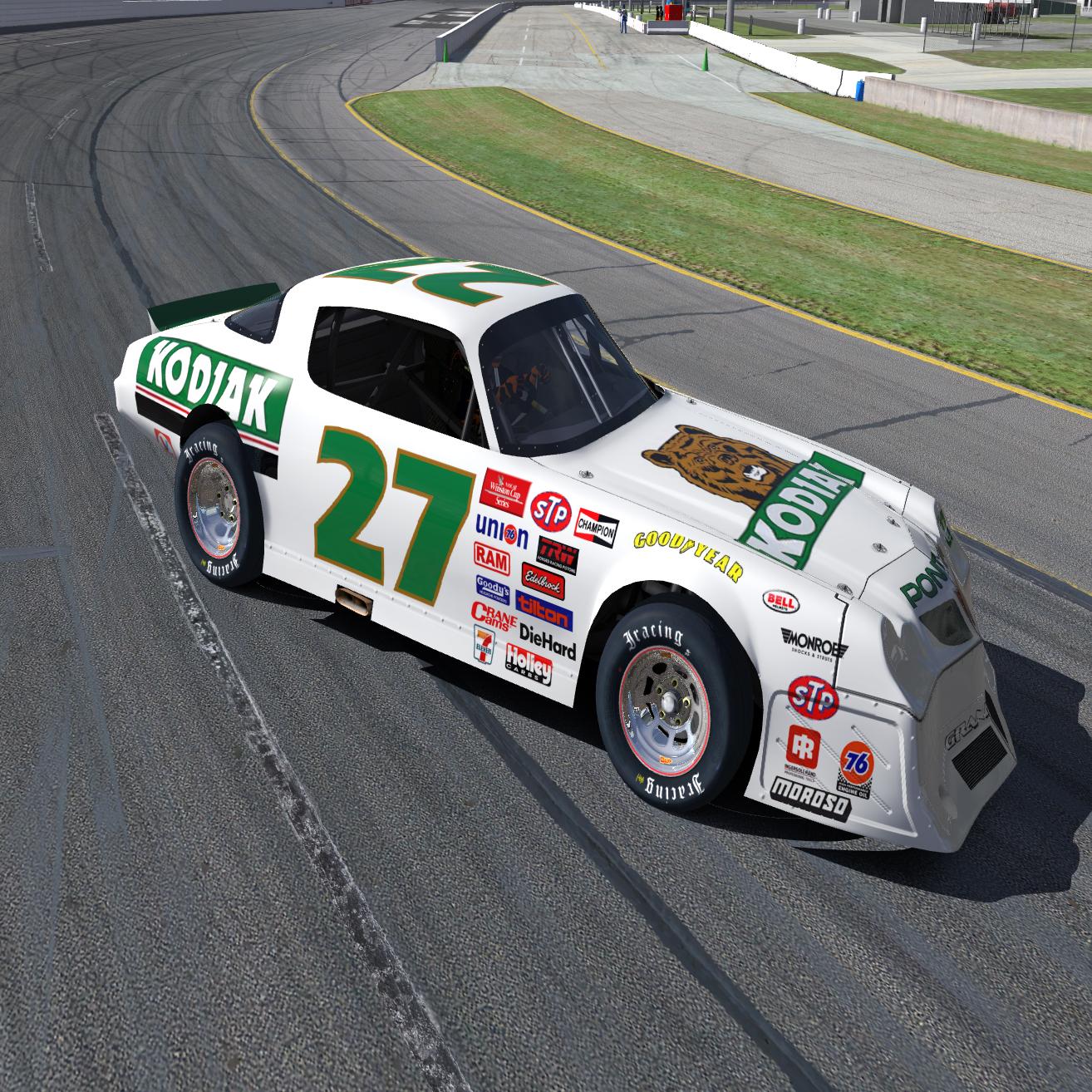 1987 Rusty Wallace #27 Kodiak Pontiac Vintage Nascar Series by Travis ...