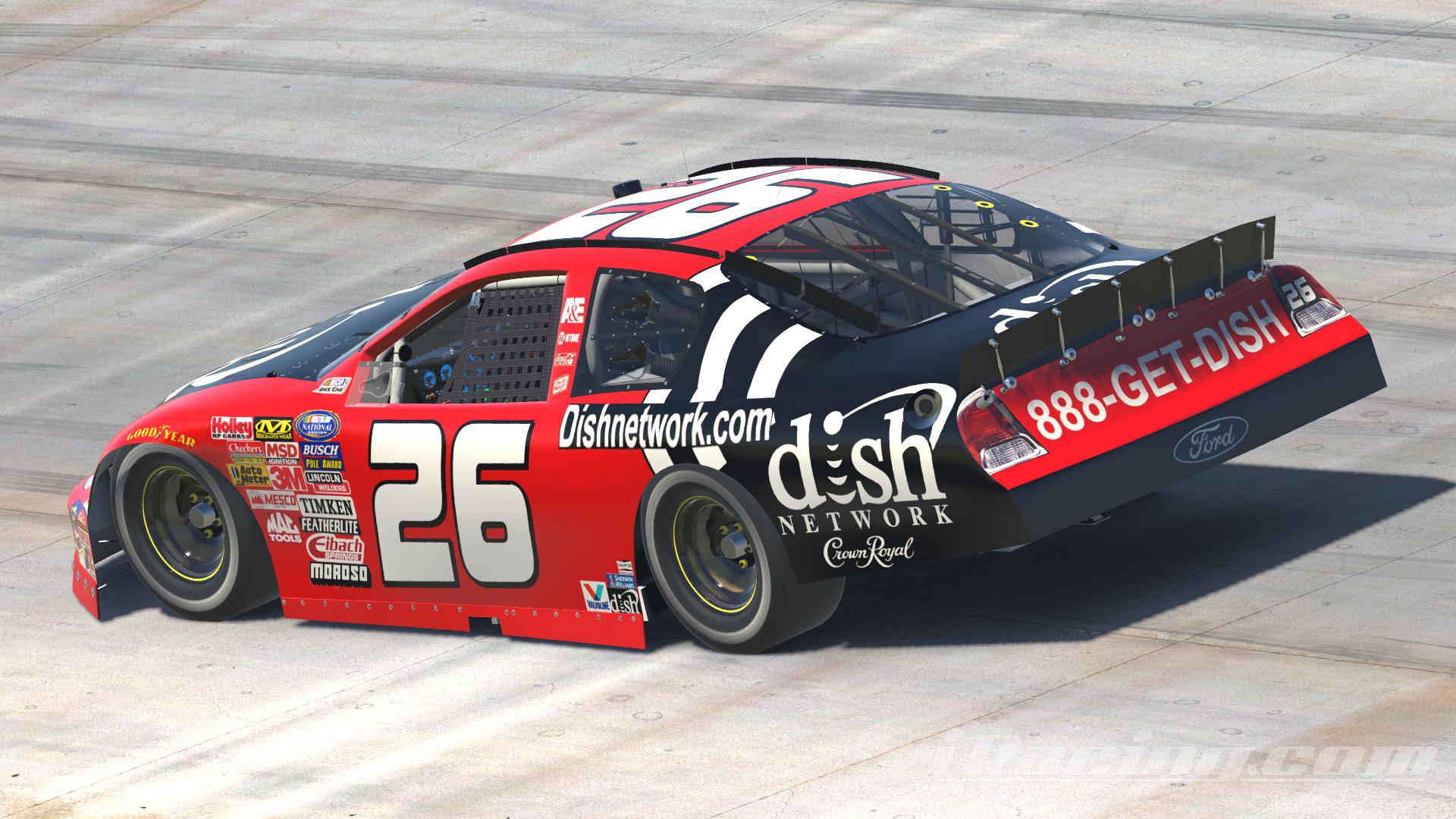 2007 Jamie McMurray #26 Dish Ford Fusion by Bryson Hixenbaugh - Trading ...