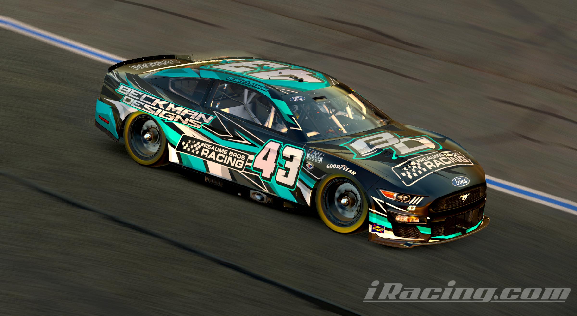 Blake Lothian 43 Gen 7 Mustang Beckman Designs by Jason Beckman ...