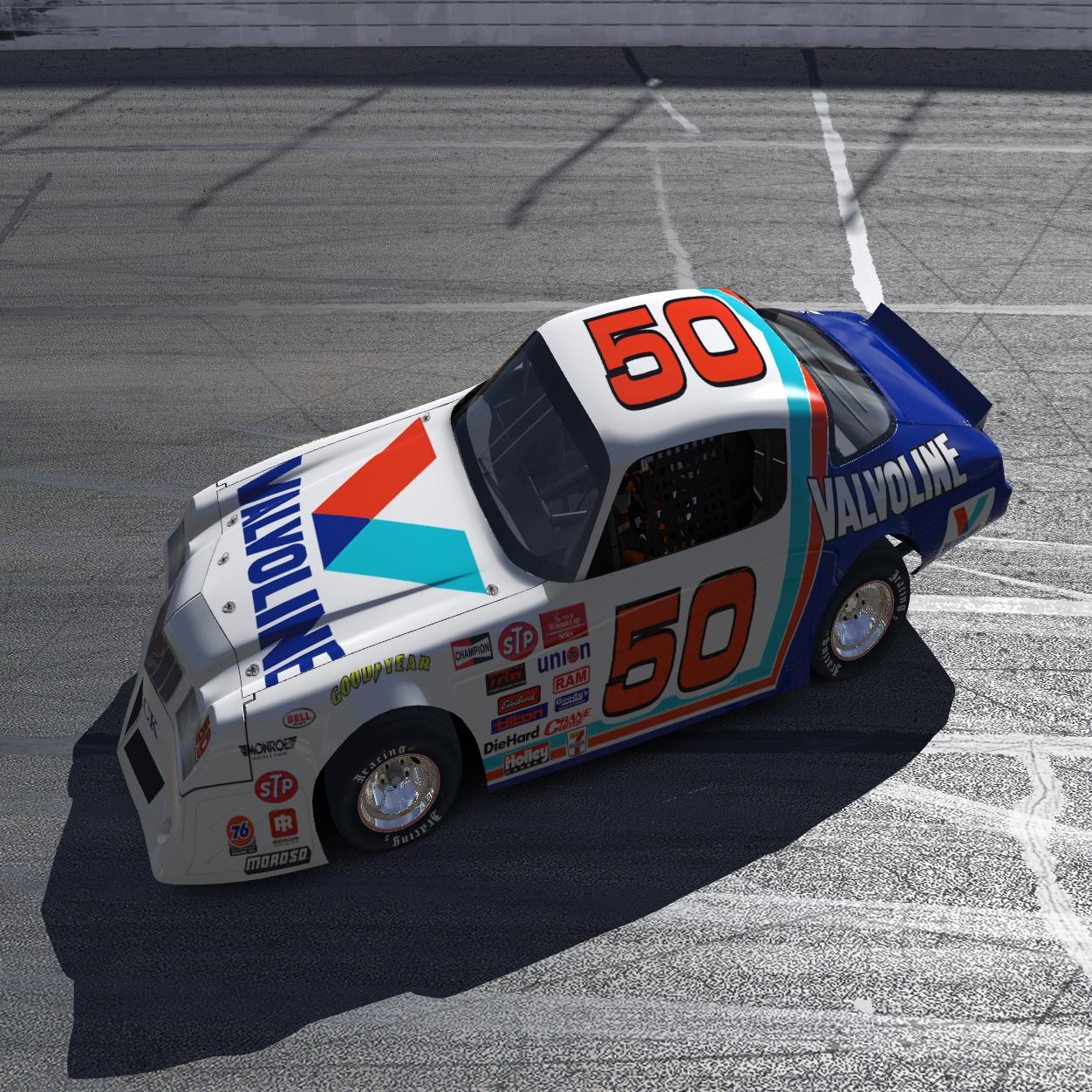 1987 Greg Sacks #50 Valvoline Vintage Nascar Series by Travis Houck ...