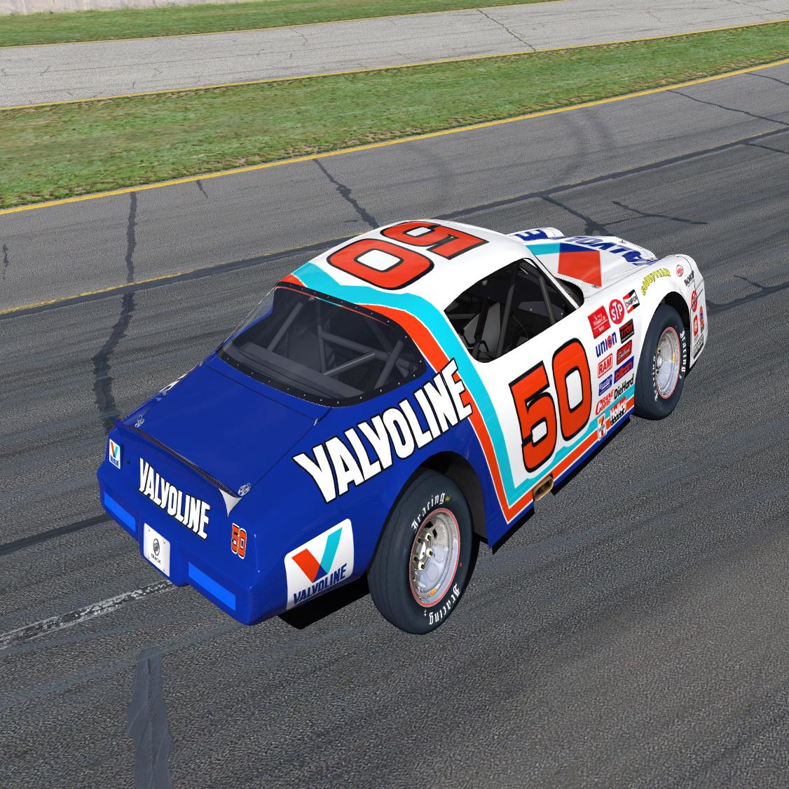 1987 Greg Sacks #50 Valvoline Vintage Nascar Series by Travis Houck ...