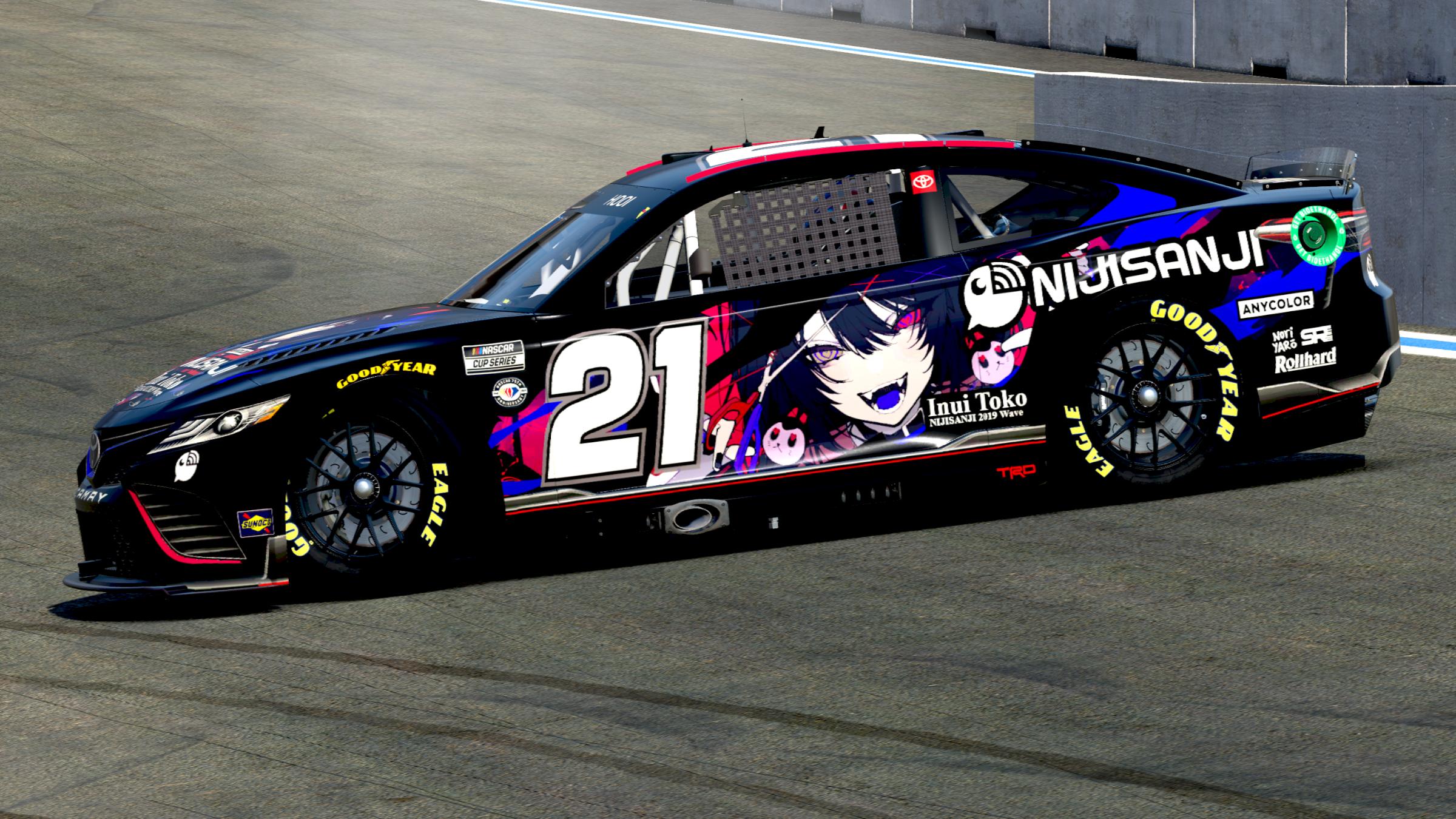 NIJISANJI - Inui Toko (NASCAR NextGen Camry) [Anime/Vtuber/Itasha] by ...