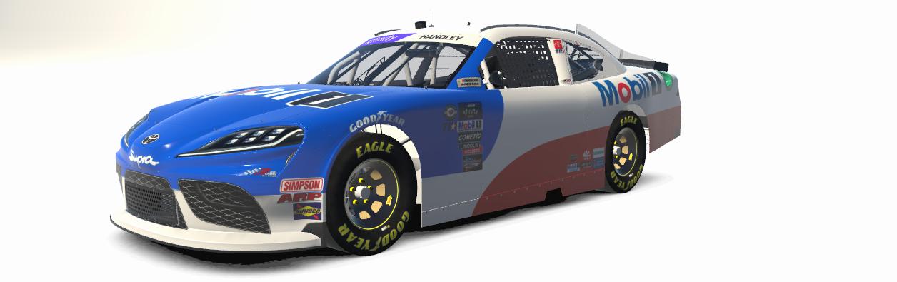 Sim Stamp - John Hunter Nemecheck - Joe Gibbs Racing - JGR - Mobil 1 ...