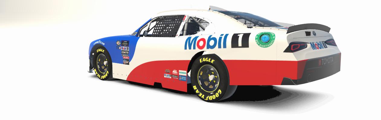 Sim Stamp - John Hunter Nemecheck - Joe Gibbs Racing - JGR - Mobil 1 ...