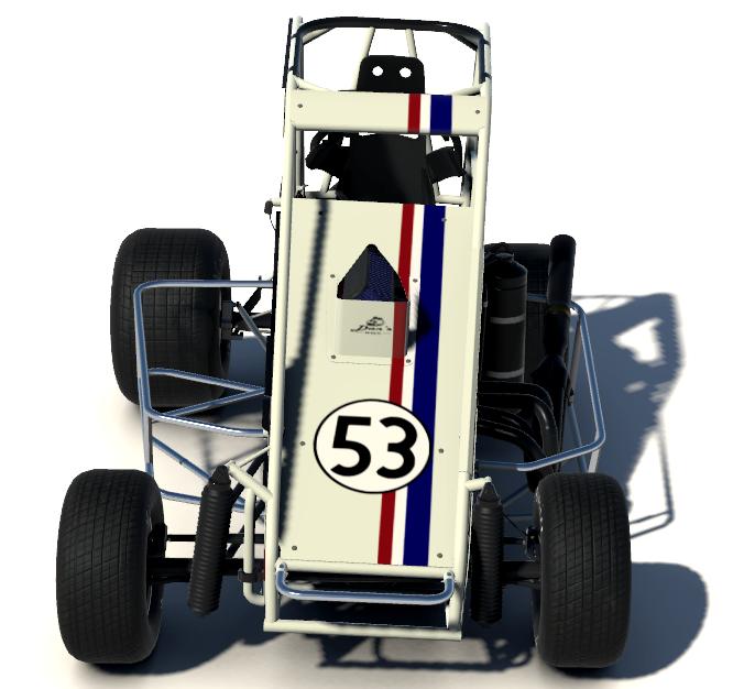 Dan Santee #53 - ARCA Menards Chevrolet Impala - Dans VW Bug Hut by ...