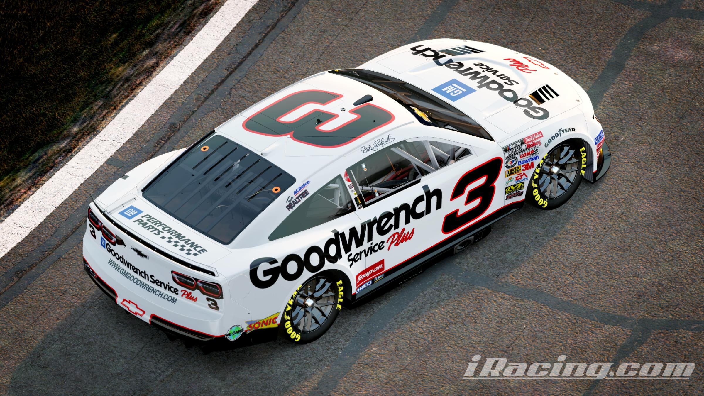 Dale Earnhardt Srs White GM Goodwrench #3 by Nicholas Gowin - Trading ...
