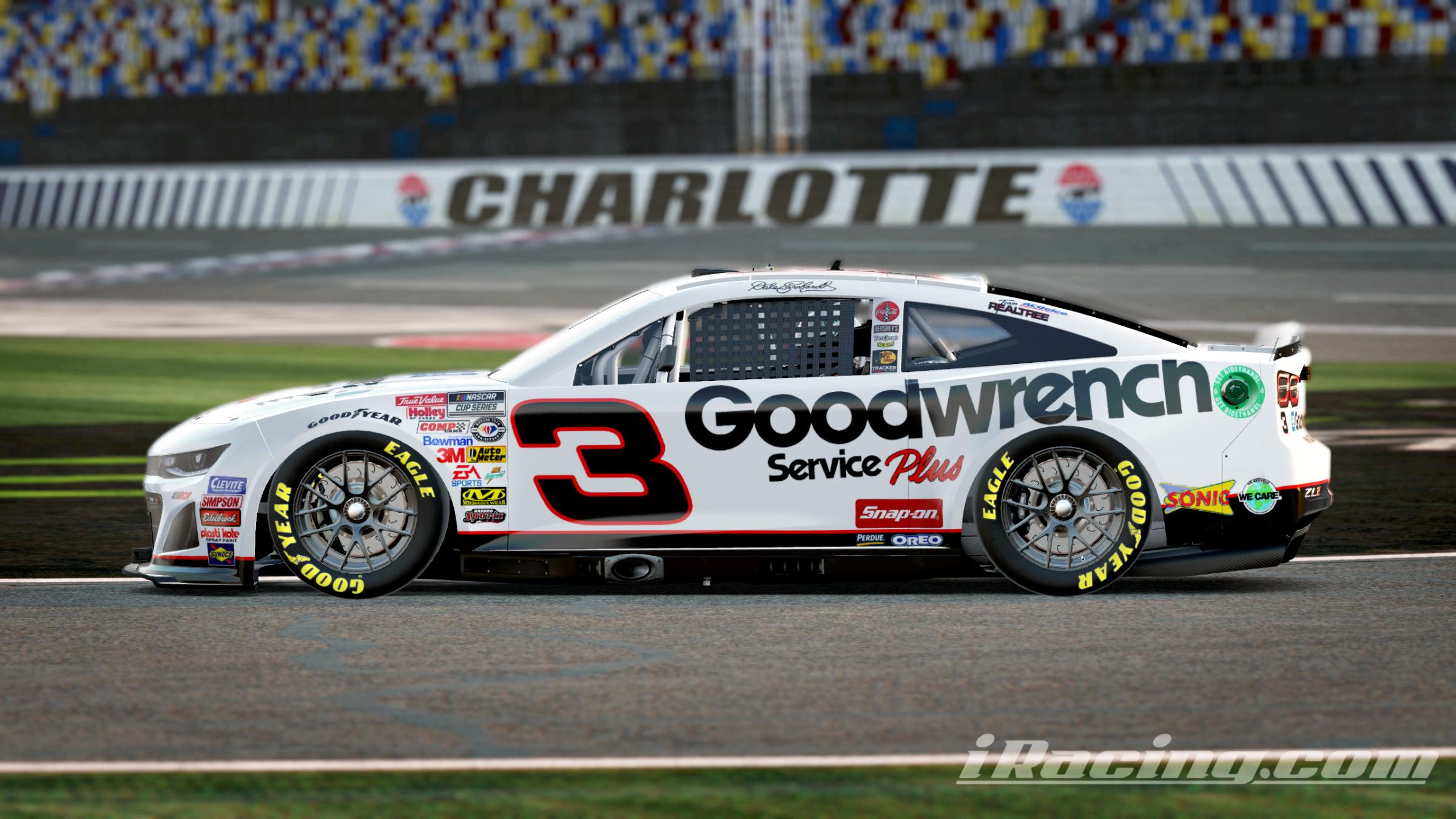 Dale Earnhardt Srs White GM Goodwrench #3 by Nicholas Gowin - Trading ...