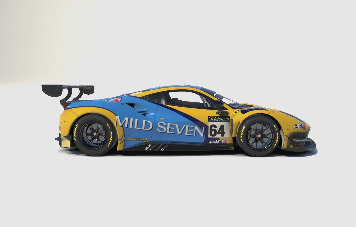 MildSeven Elf Telefonica Fernando Alonso Tribute Livery by Mehmet Emre ...