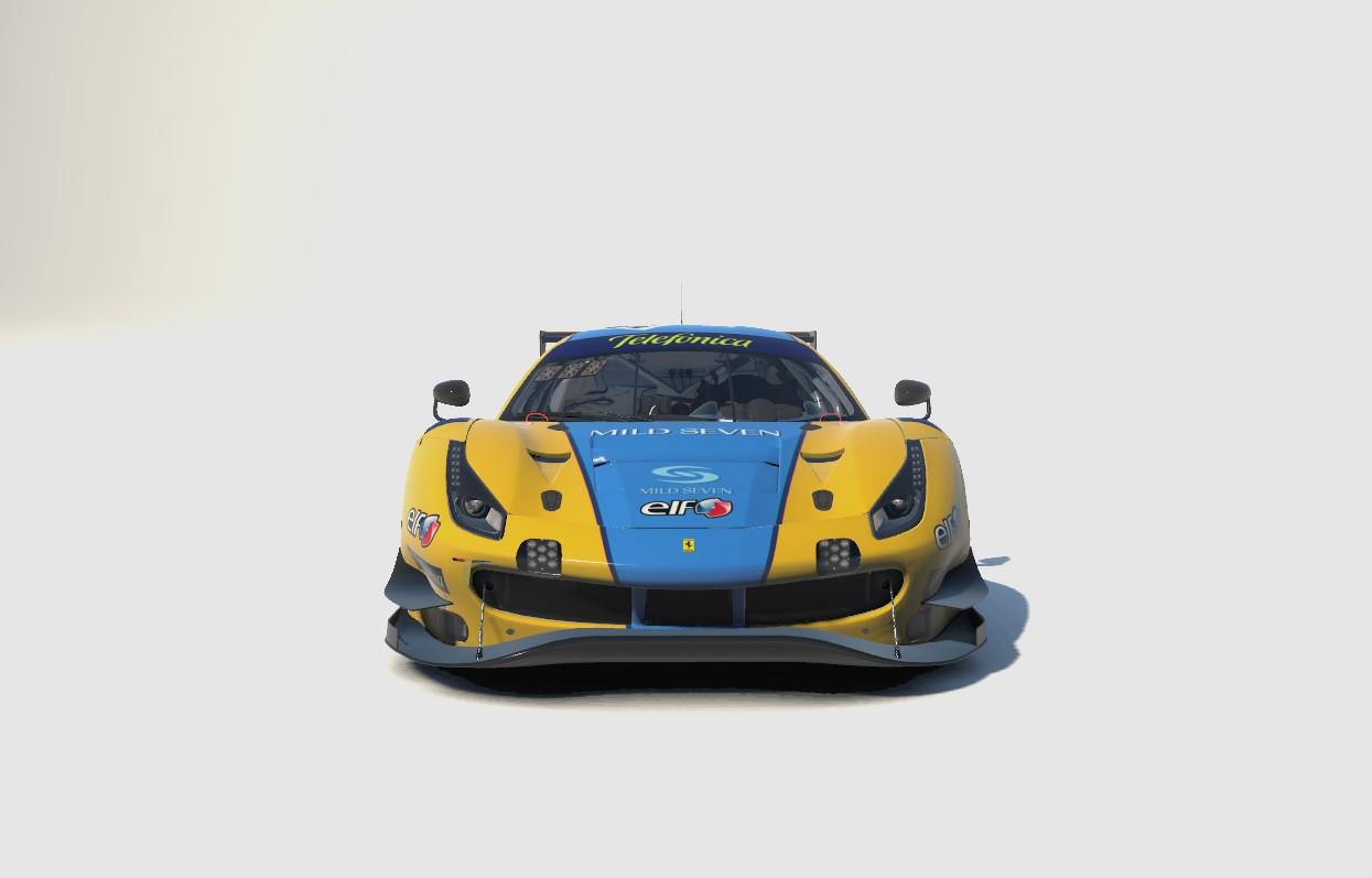 MildSeven Elf Telefonica Fernando Alonso Tribute Livery by Mehmet Emre ...