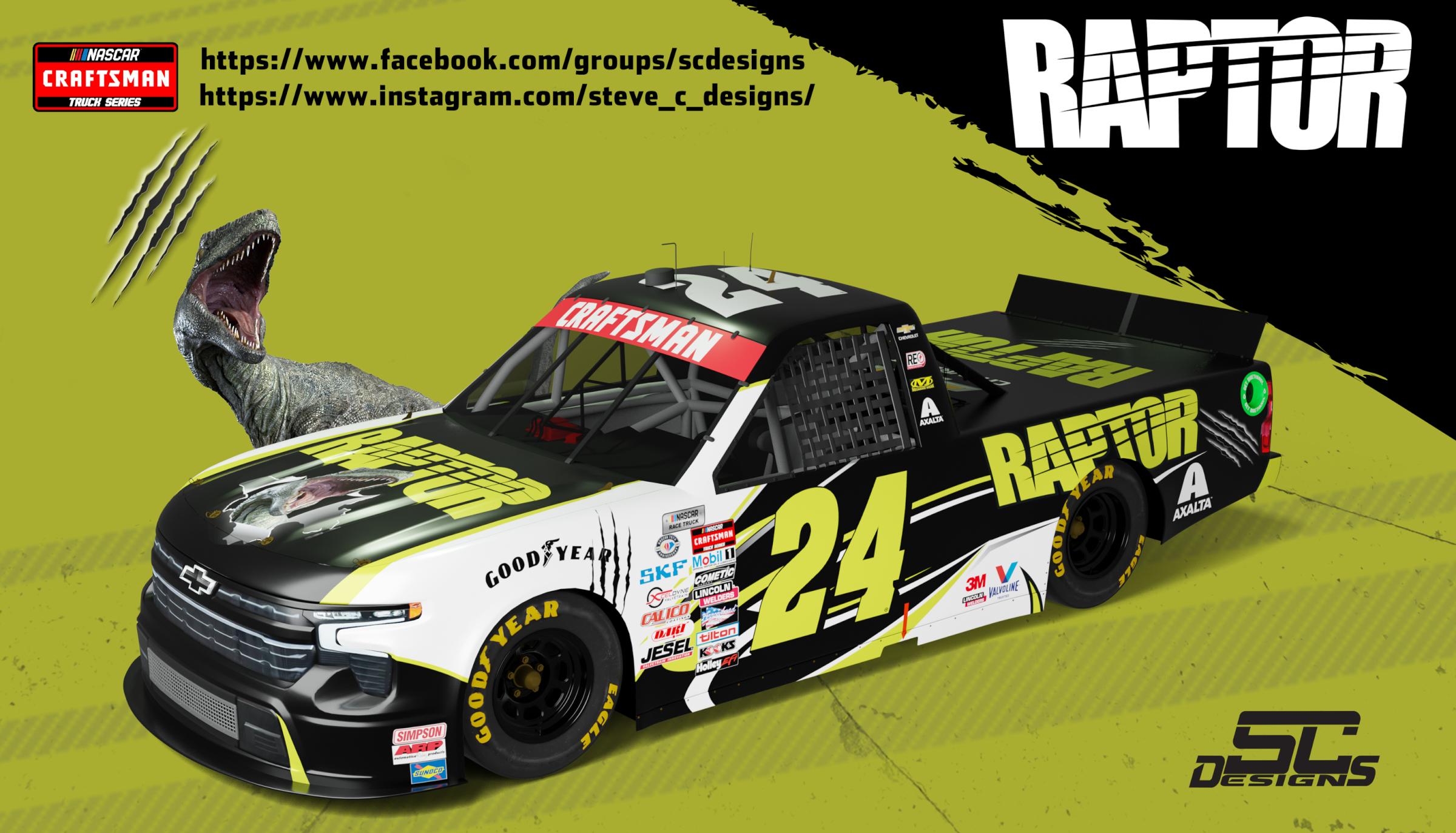 William Byron Raptor Paint Silverado Concept No Number by Steve J Cass ...