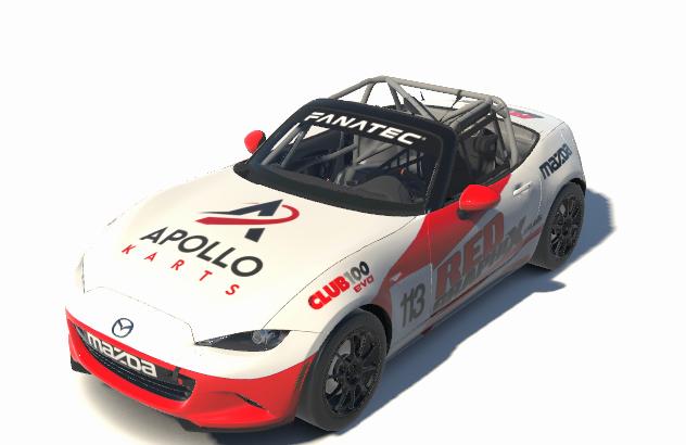 Mazda MX5 2016 Red Graphix by Murray Adams - Trading Paints