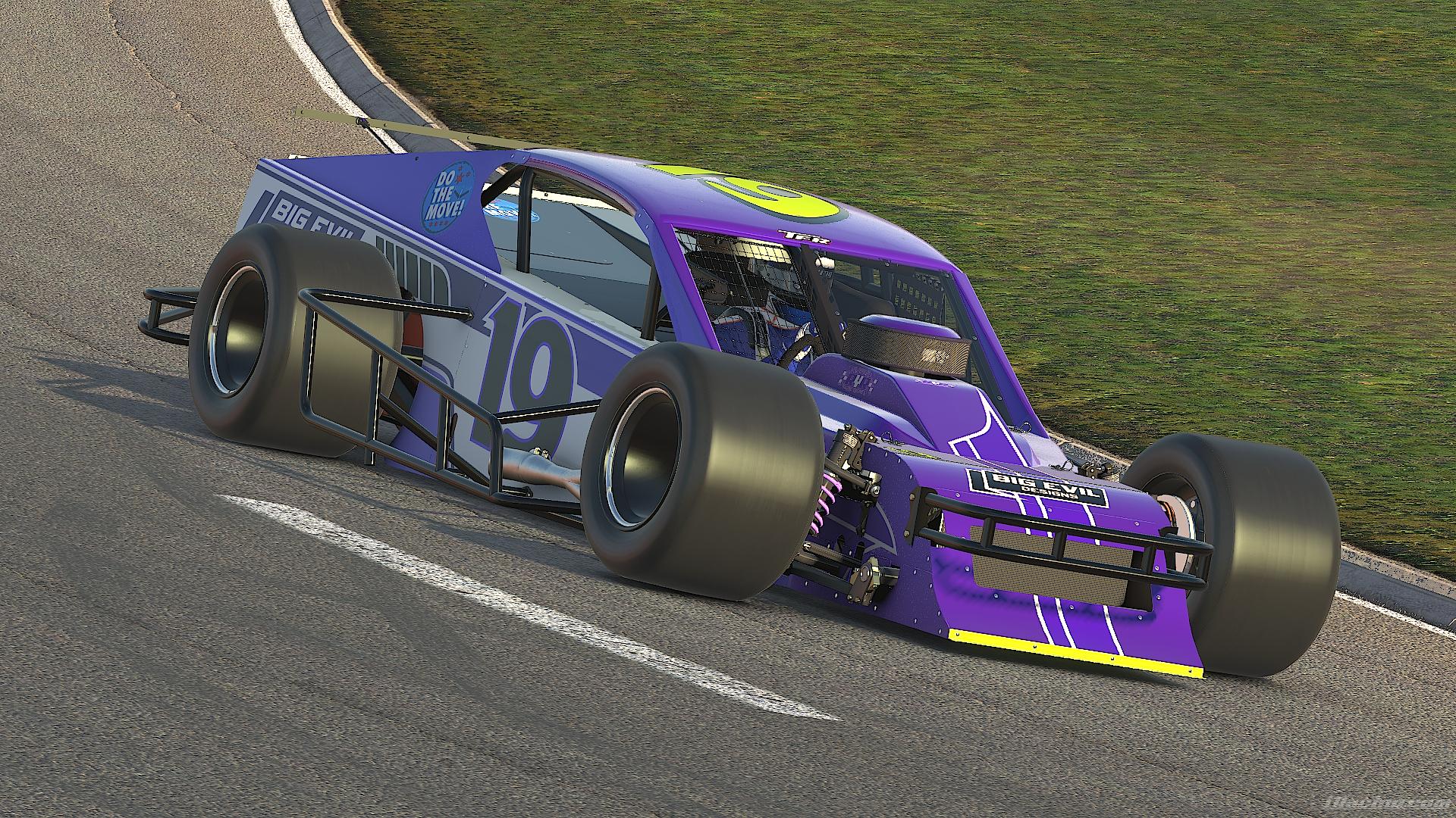 #19 BIG EVIL Designs (Purple) by Jeffrey Stanton - Trading Paints