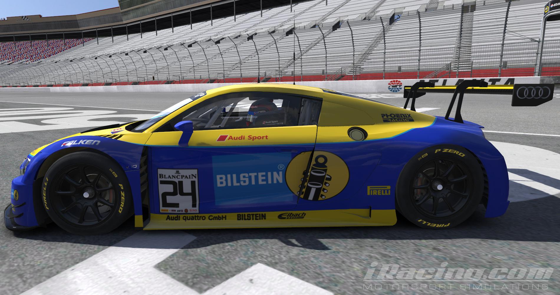 Bilstein Audi R8 Paint Scheme by Matt Ballard - Trading Paints