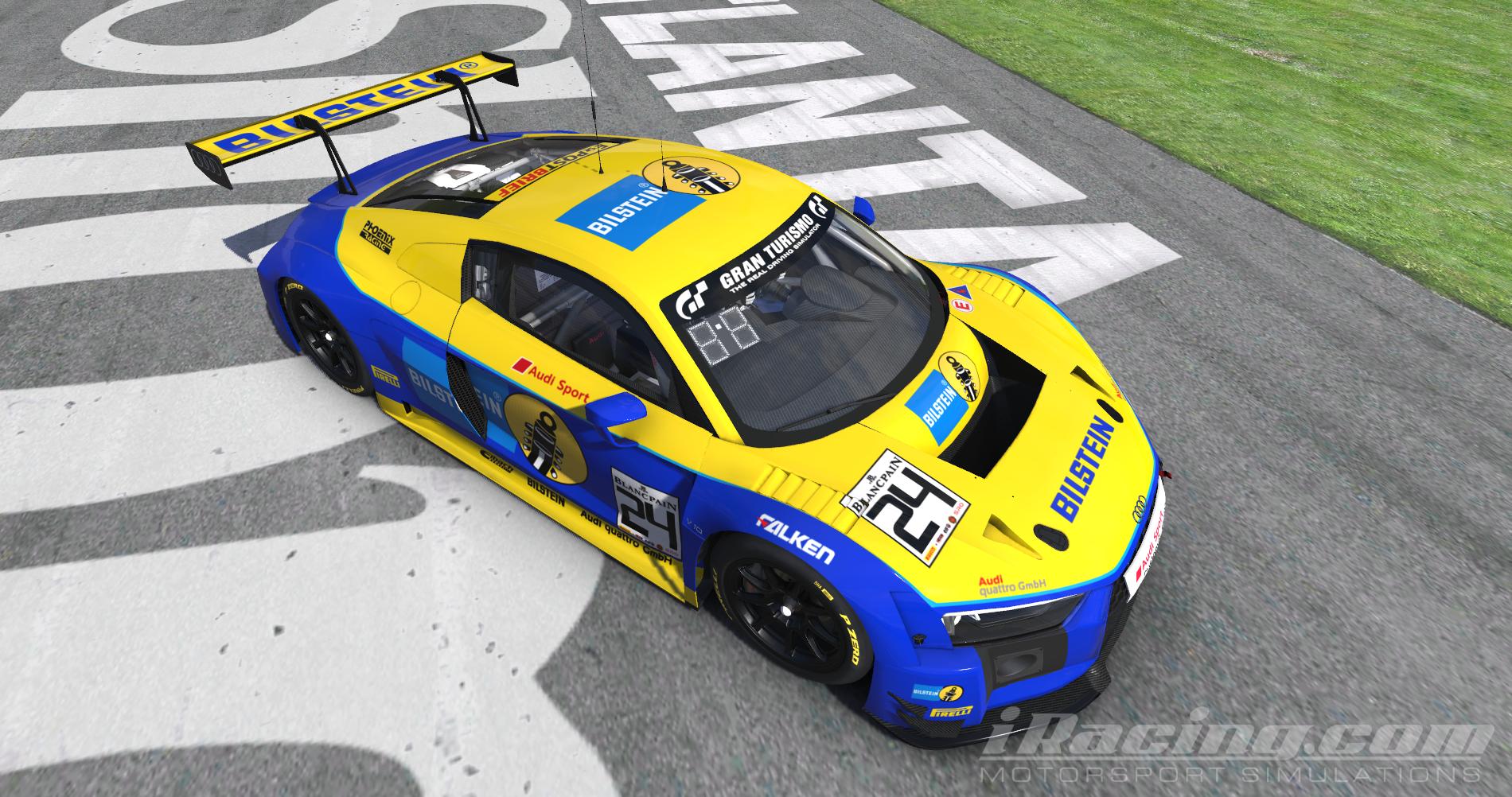 Bilstein Audi R8 Paint Scheme by Matt Ballard - Trading Paints