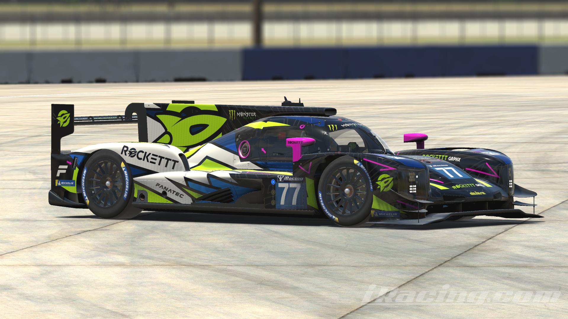 rockettt grphx Monster lmp2 livery by Nazar Khrushch - Trading Paints