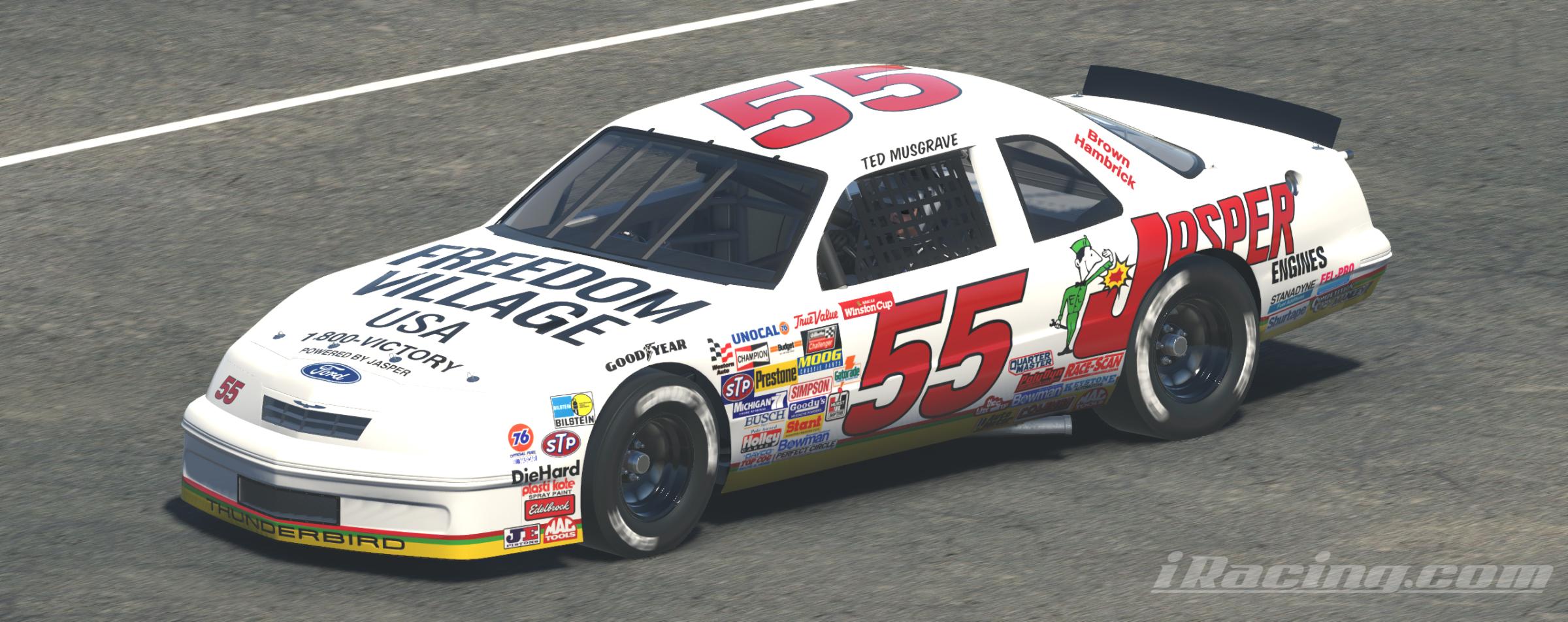 1992 #55 Ted Musgrave Jasper Engines Ford - Winston Cup by William ...