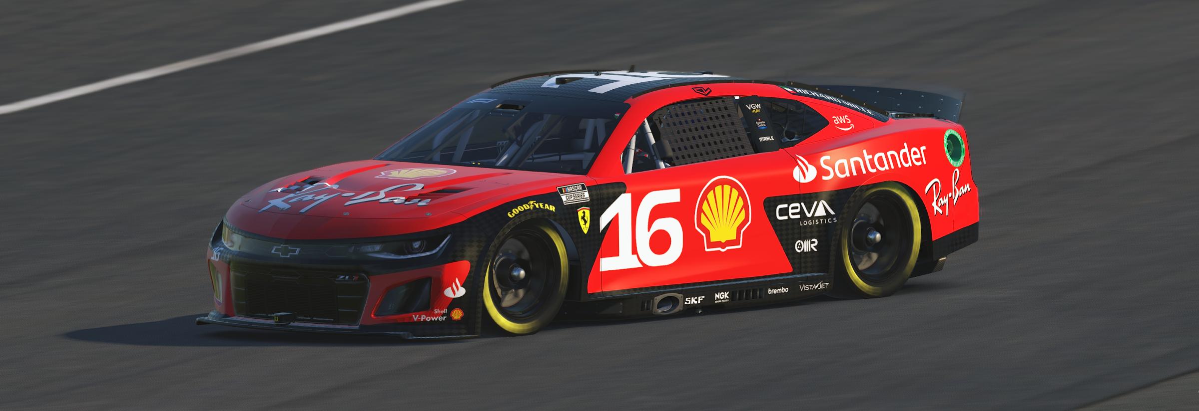 2023 Ferrari F1 NASCAR - Charles LeClerc #16 Camaro by Matthew A ...