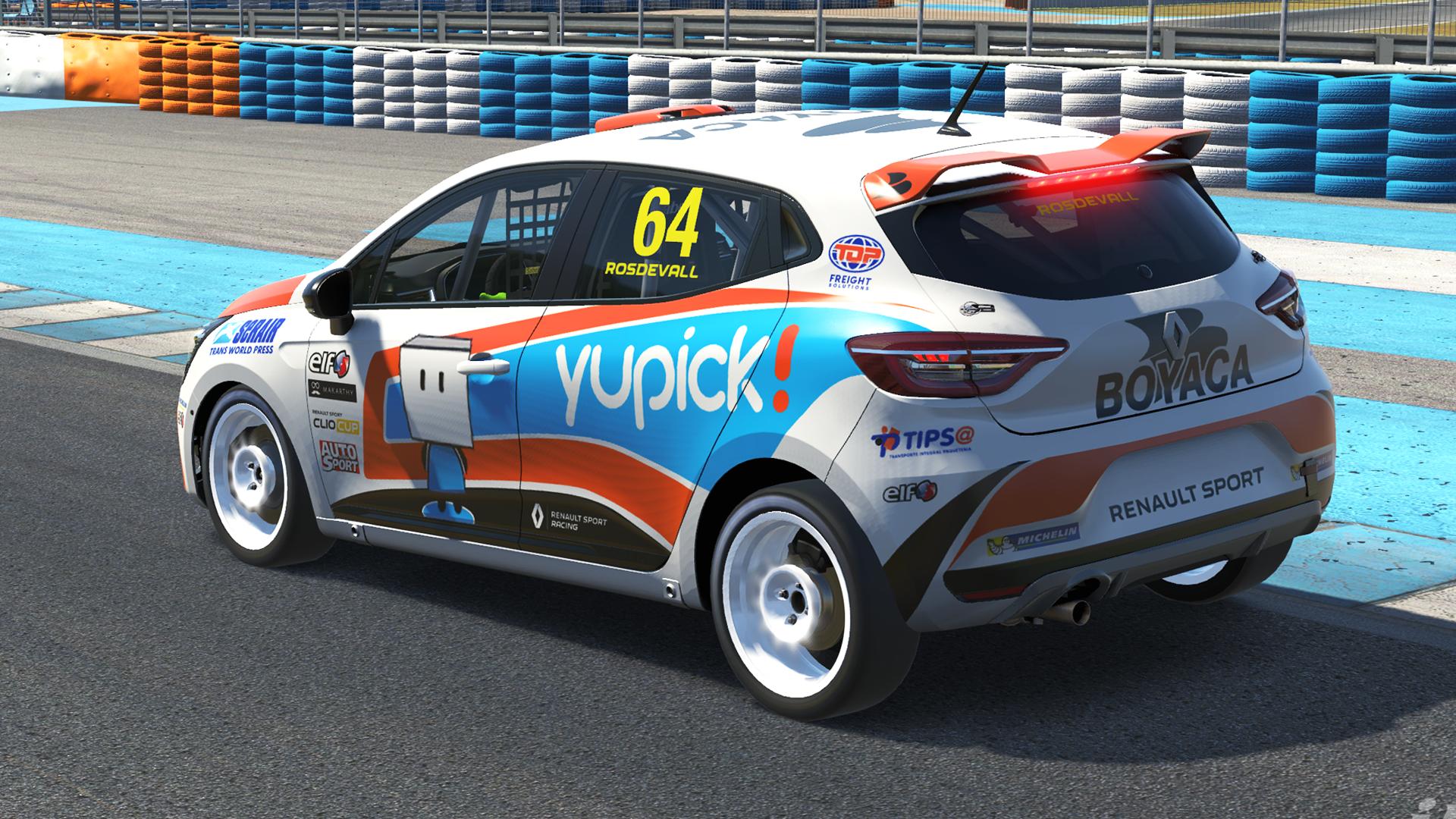 YUPICK RENAULT CLIO REPLICA by Carlos Rosdevall - Trading Paints