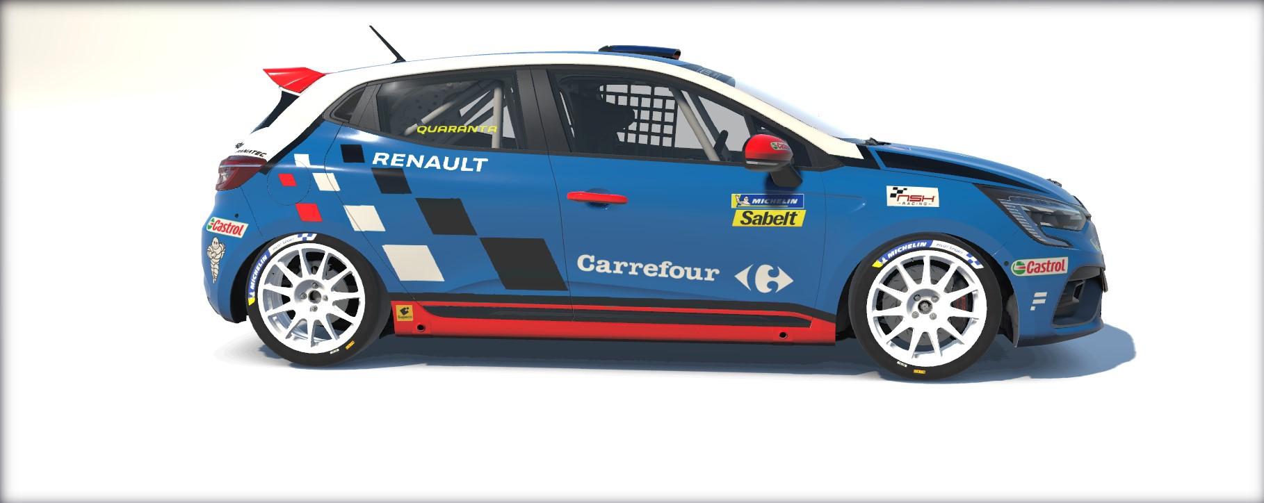 Renault Clio Cup Carrefour livery by Anthony Quaranta - Trading Paints