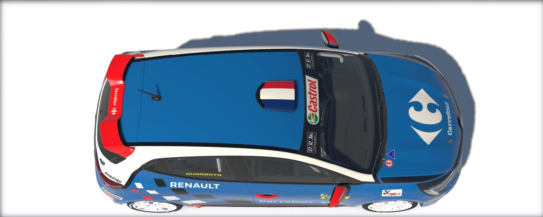 Renault Clio Cup Carrefour livery by Anthony Quaranta - Trading Paints