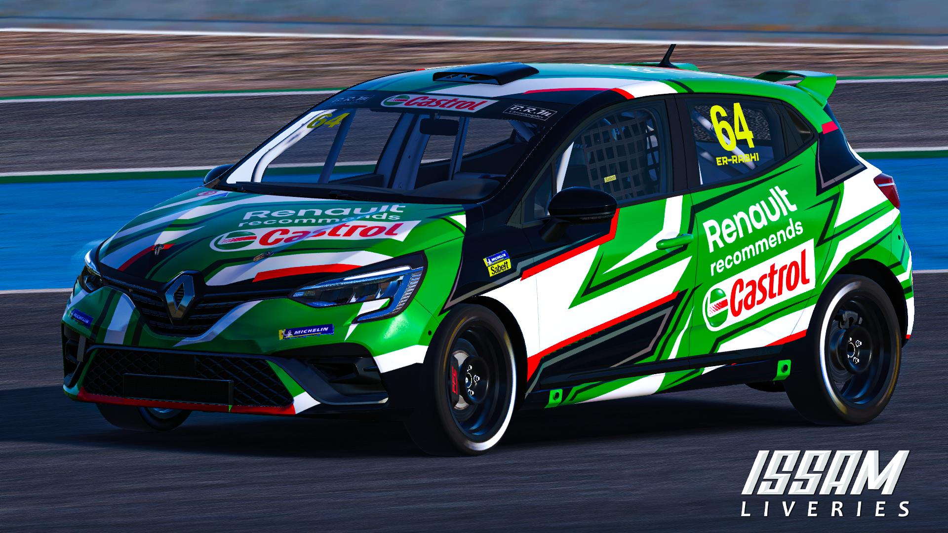 Castrol 2023 - Clio Rally4 by Issam Er-Rabhi - Trading Paints