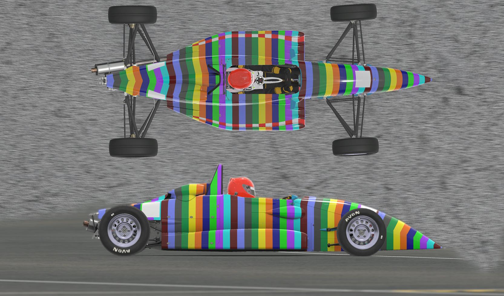 Ray FF 1600 Stripes by Clyde Coman - Trading Paints