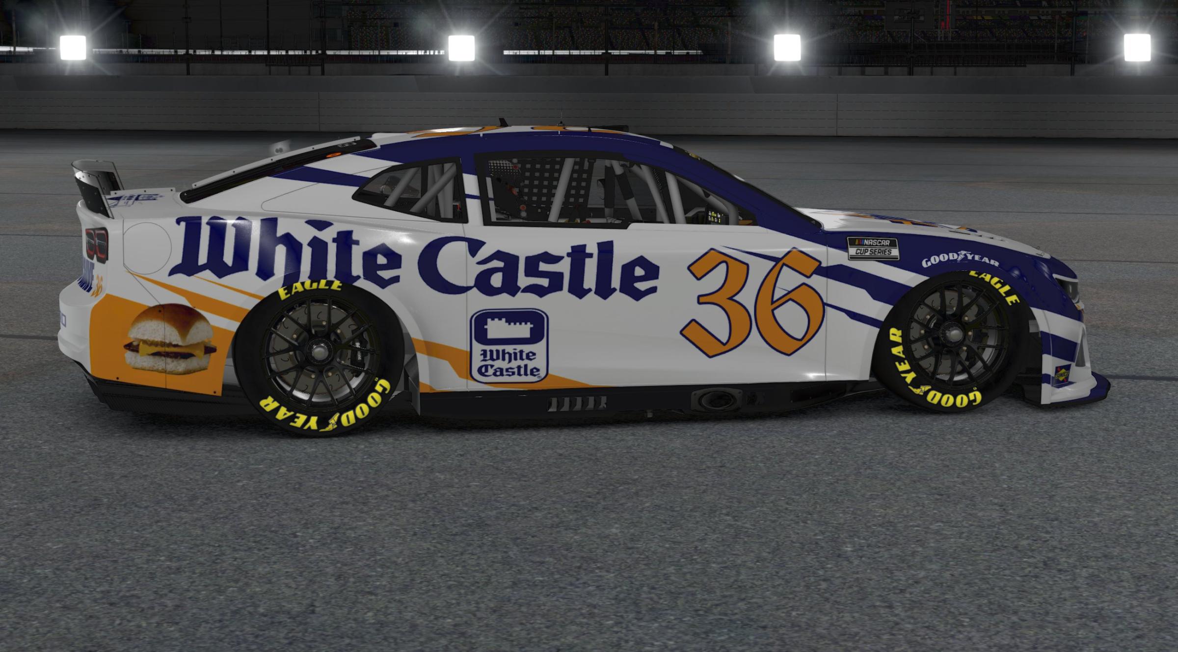 #36 White Castle Chevy by Steve Staser - Trading Paints