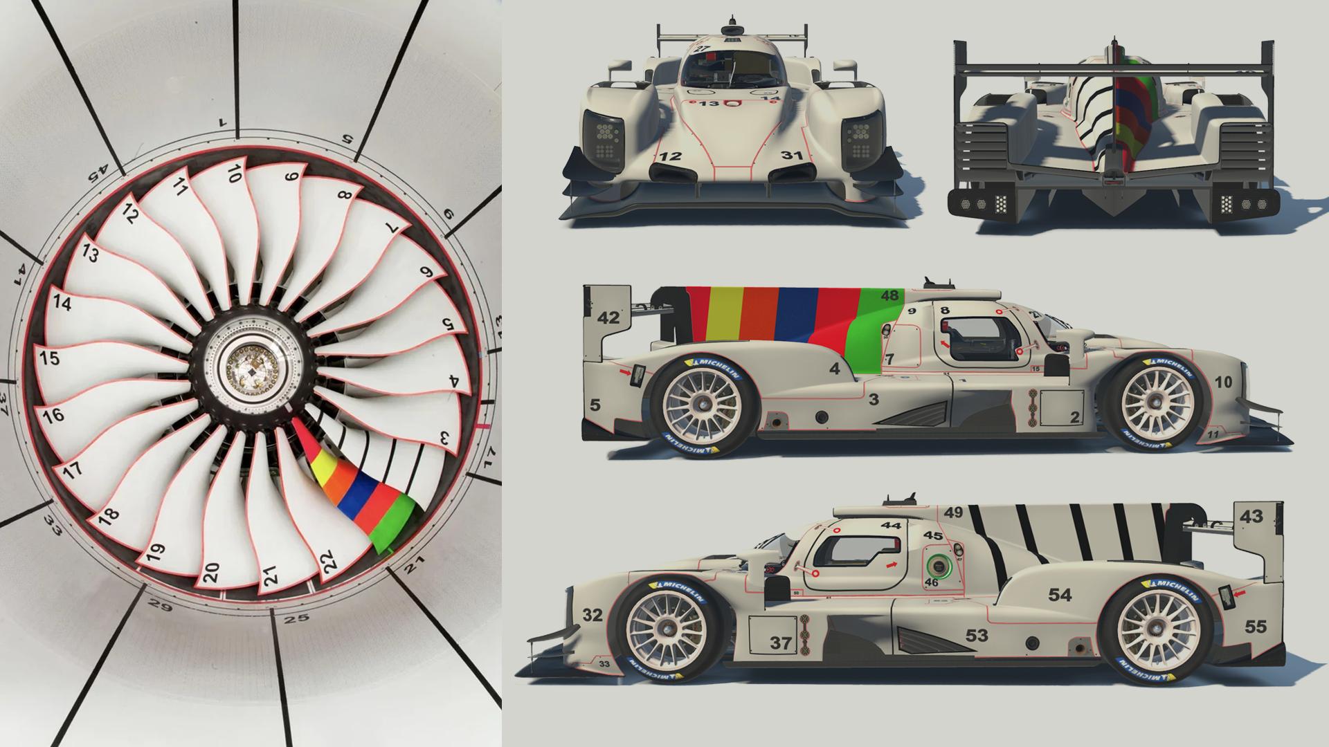 Trent Engine Blade off Test pattern. Inspired by reddit by Carson C ...