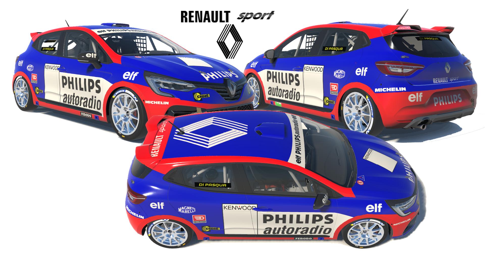 Renault Clio cup Philips by Remigio DiPasqua - Trading Paints