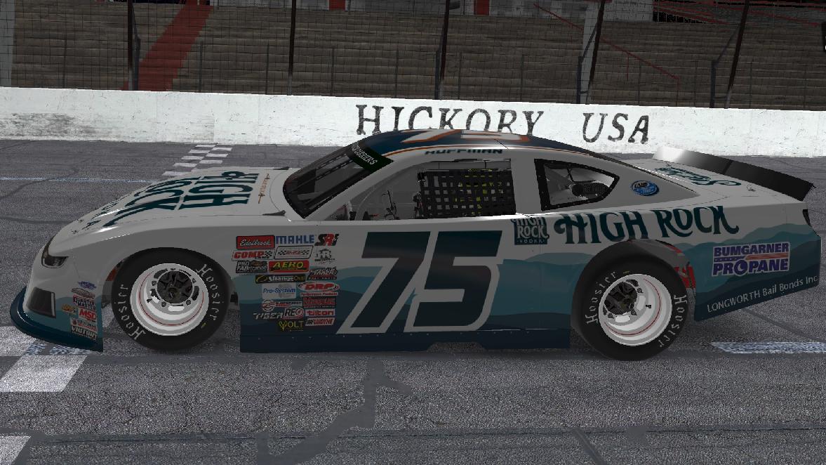 Landon Huffman #75 Late Model Stock, custom number by John Schuenemann ...