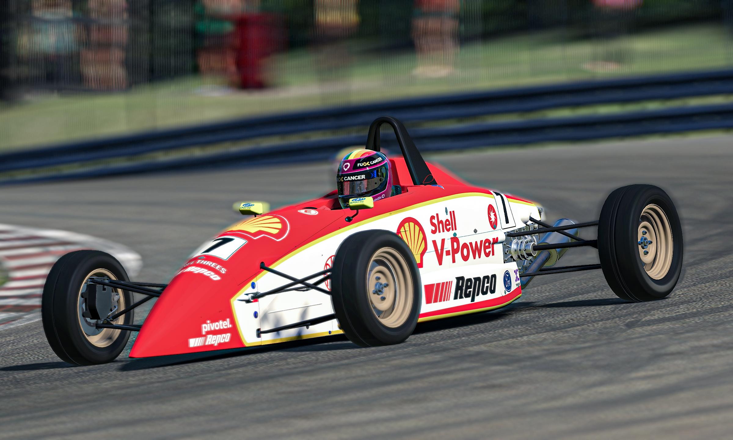 2023 DJR Shell V-Power Formula Ford by Warwick Browne - Trading Paints