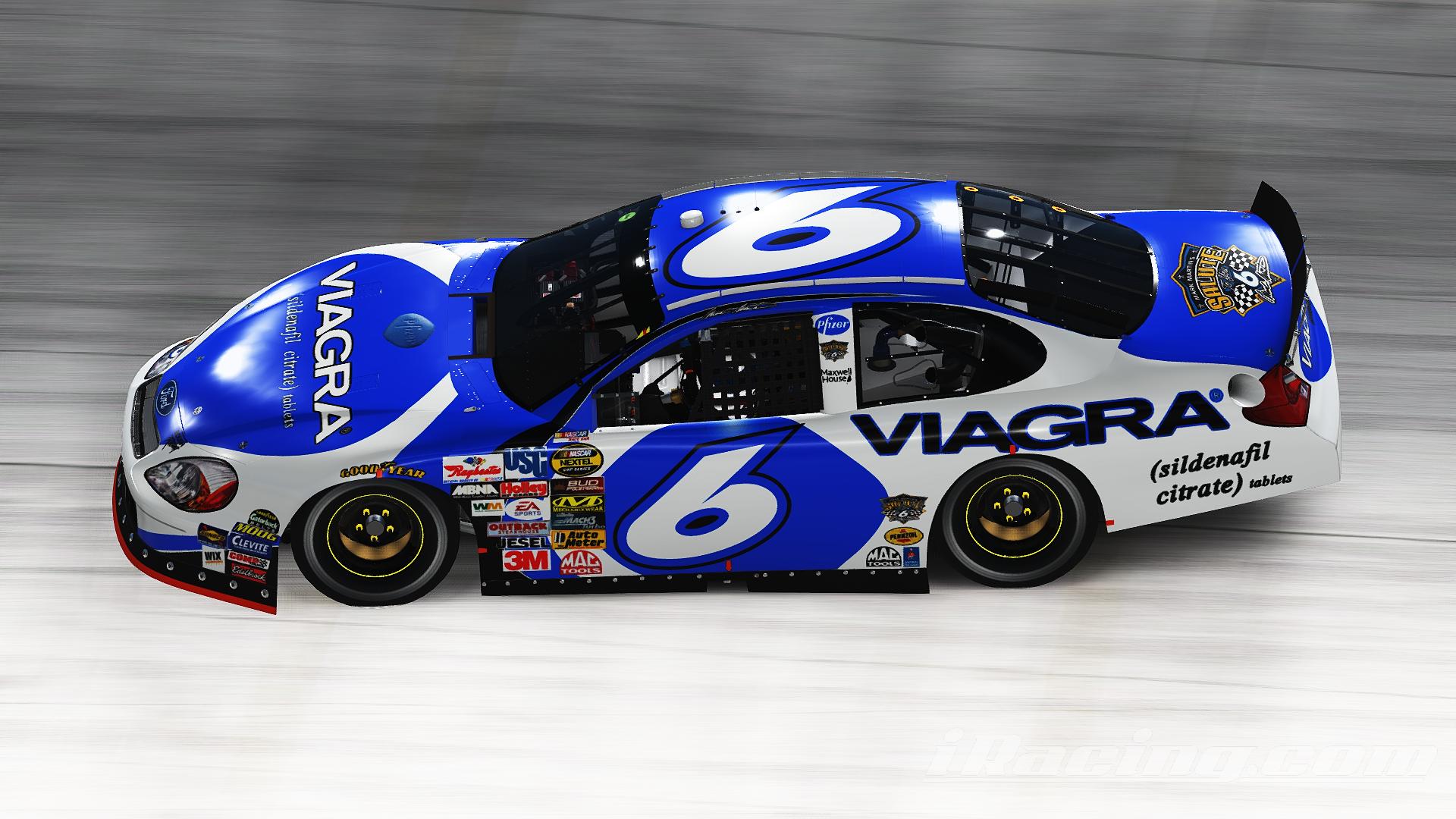 Mark Martin 2005 Viagra Alternate White by Maximus Molina - Trading Paints