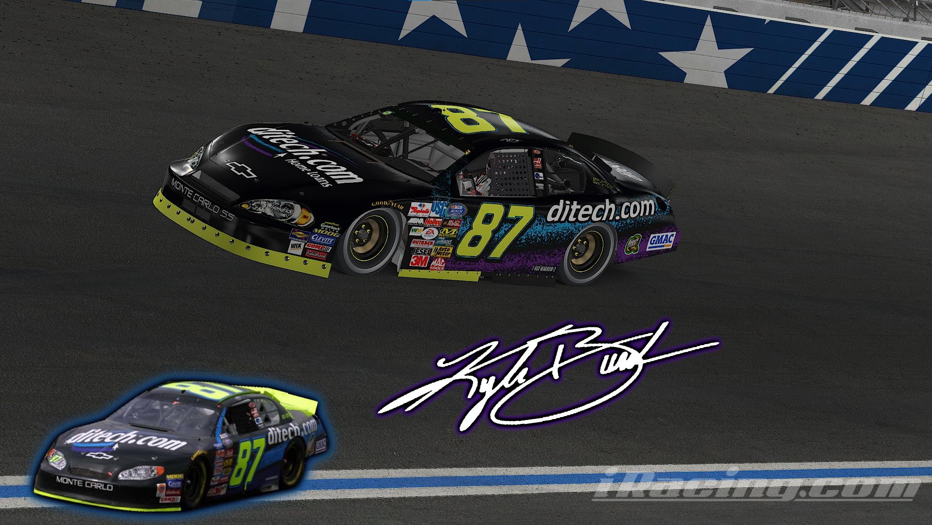 2003 Kyle Busch 87 Ditech.com by Shawn Howell - Trading Paints