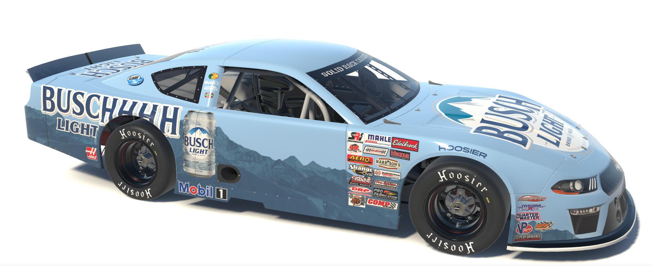 Busch Light Beer Late Model Stock by Nathan NesSmith - Trading Paints