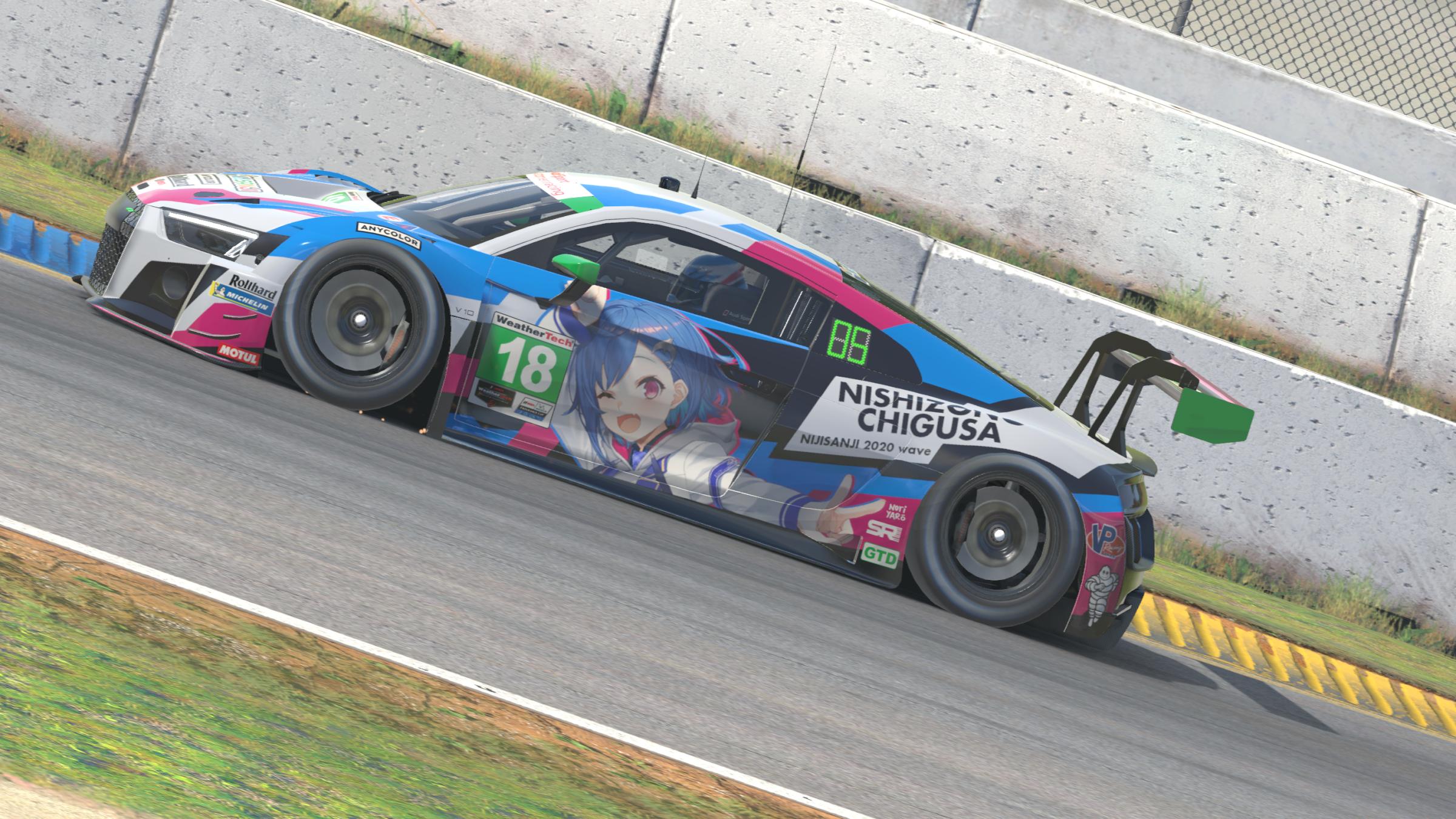 NIJISANJI - Nishizono Chigusa (Audi R8 LMS - IMSA GTD) [Anime/Vtuber ...