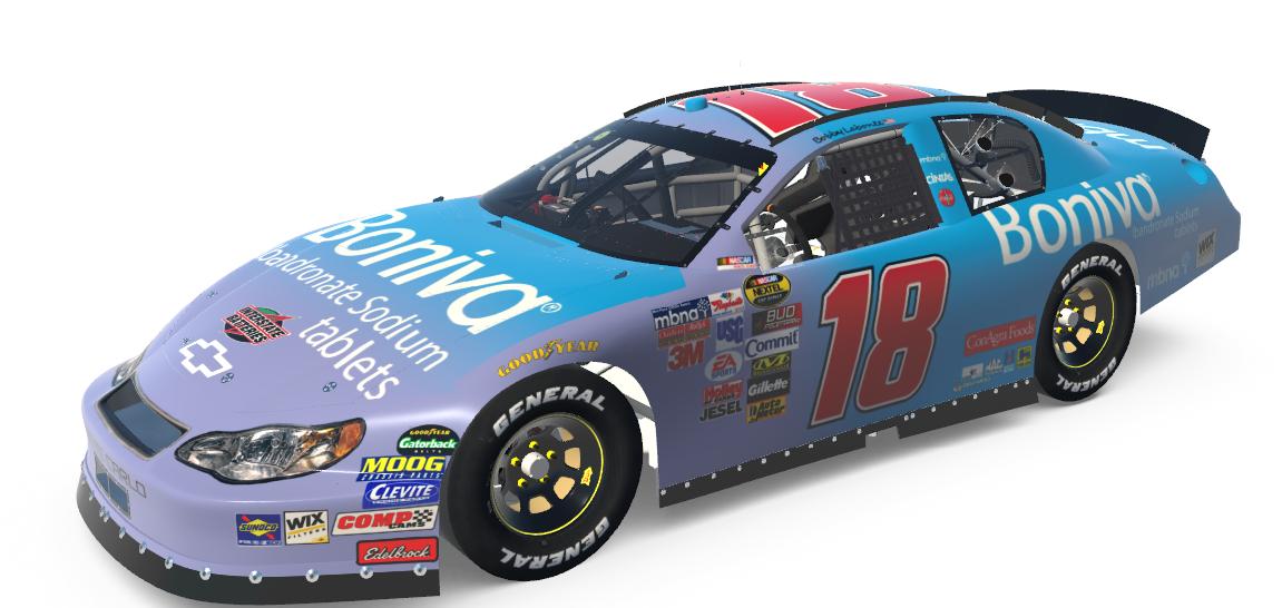 Bobby Labonte 2005 Boniva (Custom Number) by Brent D Jones - Trading Paints