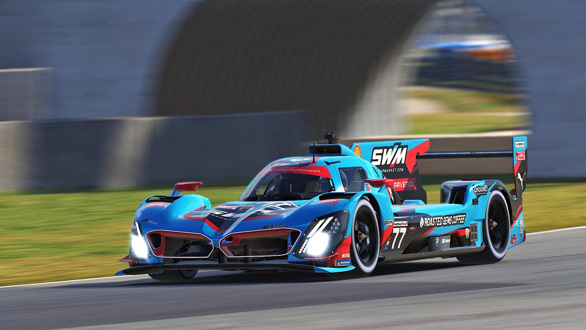 Sim Wrap Market BMW LMDh Sim-Stamped # featuring Roasted Gems Coffee by ...